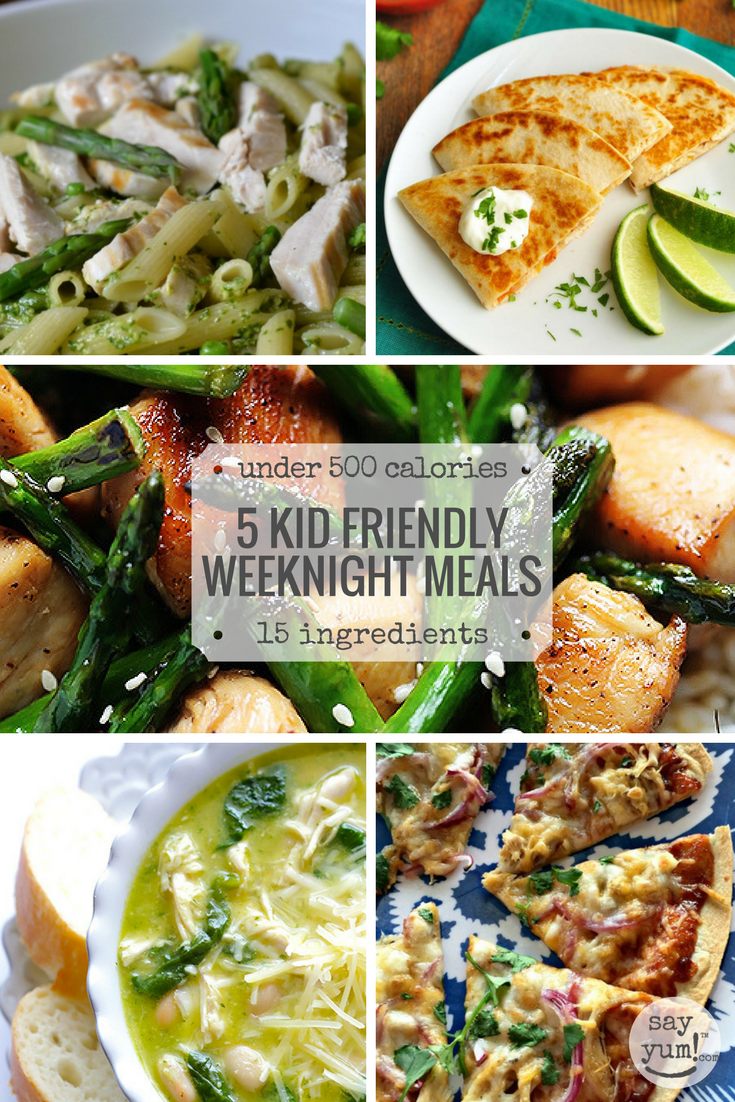 kid friendly Easy healthy weeknight Meals 5 dinners With 15 Ingredients kid-friendly-easy-healthy-weeknight-meals-5-dinners-with-15-ingredients